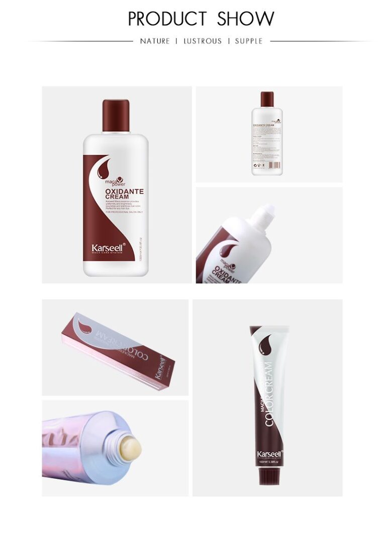karseell low ammonia Henna dye permanent hair color cream - Karseell ...